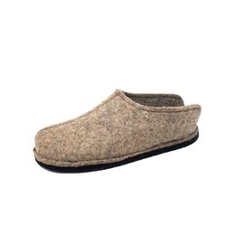Haflinger Hausschuh Flair Smily in Beige | Gr.: 38