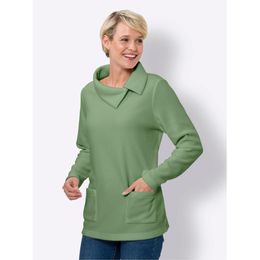 Sieh an! Fleece-Shirt in eucalyptus | Gr.: 50