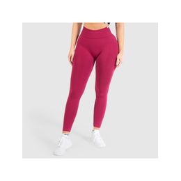 Smilodox Leggings Slayton Scrunch in Rot | Gr.: XS