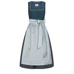 N&uuml;bler N&uuml;bler Midi Dirndl Gudrun in Petrol | Gr.: 52