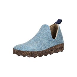 Asportuguesas Hausschuhe in Blau/Gelb | Gr.: 40