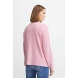 b. young BYMILO VNECK JUMPER - KNIT Boxy fit in Pink Sachet Melange | Gr.: XXL