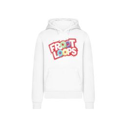 F4NT4STIC Sweatshirt 'Kellogg's Froot Loops Breakfast Cereal Pop Art' male White size XL