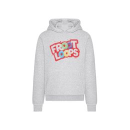 F4NT4STIC Sweatshirt 'Kellogg's Froot Loops Breakfast Cereal Pop Art' male Grey size L