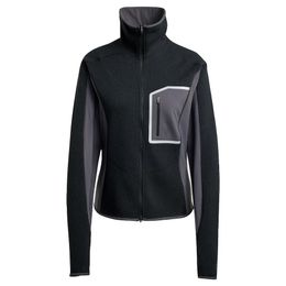 adidas by Stella McCartney Athletic Fleece Jacket ' CLIMAWARM Running Full-Zip' female Black size L