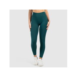 Smilodox Leggings Alira Scrunch in Dunkelgrün | Gr.: M