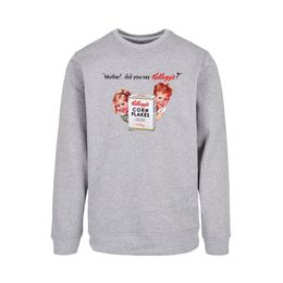 F4NT4STIC Sweatshirt 'Kellogg's Corn Flakes Vintage Kids Advert' male Grey size XS