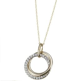 Firetti Kette mit Anhänger »Schmuck Geschenk Silber 925 Halsschmuck Halskette Ankerkette Kreis« mit Zirkonia (synth.)...
