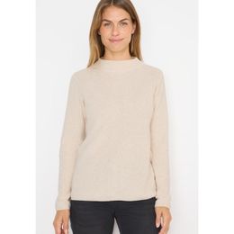Cecil Strickpullover mit Struktur oat milk beige melange S (38) S (38) Damen-Pullover von Cecil