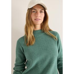 Cecil Strickpullover mit Struktur jewel green melange XL (44) XL (44) Damen-Pullover von Cecil