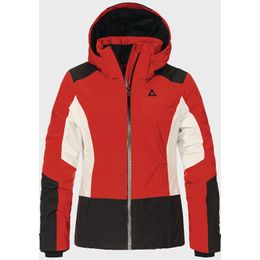 Schöffel SCHÖFFEL Outdoorjacke »Ski Jacket Style Zandwel WMS« mit Kapuze 2205 - rot 42 42 Komplett getapte Nähte mit Performance Membrane (10k mm/10k MVTR)