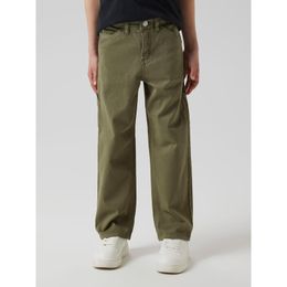 name it Cargohose »NKMRYAN STRAIGHT TWILL PANT 1880-AX NOOS« Deep Lichen Green 152 - N-Gr N-Gr 152 Moderne Hose von name it für Jungen