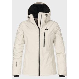 Schöffel SCHÖFFEL Outdoorjacke »Ski Jacket Style Nollen WMS« mit Kapuze 9040 - natur 36 36 Komplett getapte Nähte mit Performance Membrane (10k mm/10k MVTR)