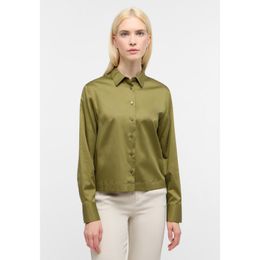 Eterna Hemdbluse &raquo;OVERSIZE FIT&laquo; EASY IRON (b&uuml;gelleicht) olive 36 36 Hemd-Kragen