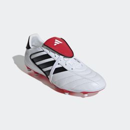 Fußballschuh adidas Performance "COPA GLORO 2 FG", Gr. 42, bunt (cloud weiß, core schwarz, better scarlet), Leder, Synthetik, Schuhe, geeignet für Rasenplätze