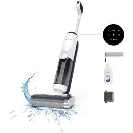 TINECO Nass-Trocken-Sauger "iFLOOR 5, automatische Selbstreinigung, Kantenreinigung", weiß, B:26cm H:110cm T:25,6cm, Mehrzwecksauger, 35 Min Akku, Tierhaarfilter, Hartbodenreiniger, Doppeltank