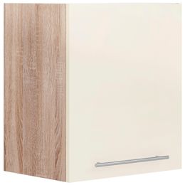 Wiho-Küchen Hängeschrank WIHO KÜCHEN "Flexi2", beige (front: magnolia, korpus: sonoma eiche), B:50cm H:56cm T:35cm, Schränke, Breite 50 cm