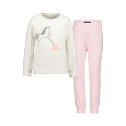 Blue Seven Pyjama Mädchen Größe 116 pink / offwhite
