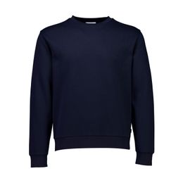 Sweatshirt LINDBERGH "LINDBERGH Sweatshirt", Herren, Gr. L, blau (navy), Obermaterial: 60% Baumwolle, 40% Polyester, lässig geschnitten, Sweatshirts