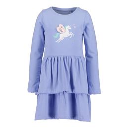 Blue Seven Kleid M&auml;dchen Gr&ouml;&szlig;e 98 mint / violettblau / rosa / wei&szlig;
