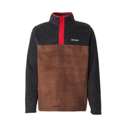 Columbia Sportpullover 'Steens Mountain' Herren Größe XXL cappuccino / hellrot / schwarz / weiß