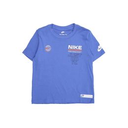 Nike Sportswear T-Shirt Jungen Größe 104 royalblau / hellorange / schwarz / weiß