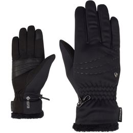 Ziener Indiri Ws Touch Handschuh Damen - schwarz - Gr. 7 - Polyester