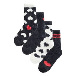 next Socken Damen Gr&ouml;&szlig;e 36/41 rot / schwarz / wei&szlig;