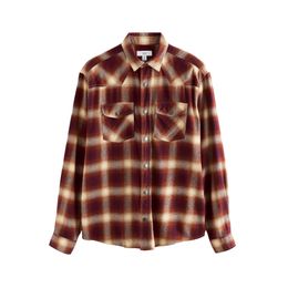 next Hemd Herren Gr&ouml;&szlig;e L beige / orange / bordeaux