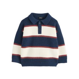 next Pullover Jungen Gr&ouml;&szlig;e 74 marine / braun / wei&szlig;