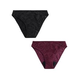next Period Slip Damen Gr&ouml;&szlig;e XL cyclam / schwarz