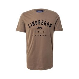 LINDBERGH T-Shirt Herren Gr&ouml;&szlig;e S braun / schwarz