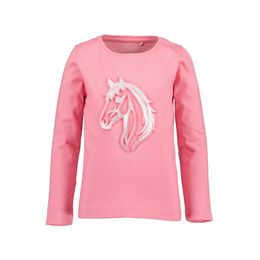 Blue Seven Shirt M&auml;dchen Gr&ouml;&szlig;e 92 ros&eacute; / silber
