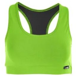 Sport-Bustier WINSHAPE "WVR1", Damen, Gr. XS, grün (apfelgrün), Obermaterial: 90% Baumwolle, 10% Elasthan, BHs Sport Bustiers