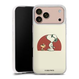 DeinDesign iPhone 17 Pro Max Handy Silikon H&uuml;lle Case transparent Handyh&uuml;lle Snoopy Official Licensed Product Kindheit Silikon Case
