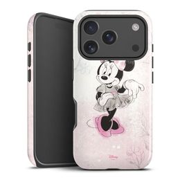 DeinDesign iPhone 17 Pro Handy Panzer Handyhülle robuste Outdoor Hülle Schutzhülle glänzend Vintage Minnie Mouse Disney Tough Case