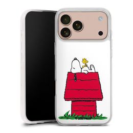 DeinDesign iPhone 17 Pro Max Handy Silikon H&uuml;lle Case transparent Handyh&uuml;lle Snoopy Peanuts Official Licensed Product Silikon Case