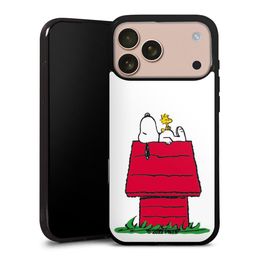 DeinDesign iPhone 17 Pro Max Handy Silikon H&uuml;lle Case schwarz Handyh&uuml;lle Snoopy Peanuts Official Licensed Product