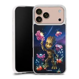 DeinDesign iPhone 17 Pro Max Handy Silikon H&uuml;lle Case transparent Handyh&uuml;lle Baby Groot Marvel Guardians Of The Galaxy Silikon Case