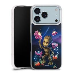 DeinDesign iPhone 17 Pro Handy Silikon H&uuml;lle Case transparent Handyh&uuml;lle Baby Groot Marvel Guardians Of The Galaxy Silikon Case