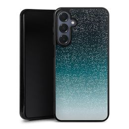 DeinDesign Galaxy A16 5G Handy Silikon Hülle Case schwarz Handyhülle Sky Star Glitzer