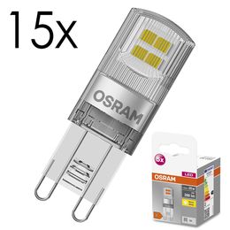 Osram LED G9 15er Set 1,9 Watt 2700 Kelvin 200 Lumen