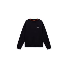 Napapijri Sweatshirt 'B-Guide' Herren Gr&ouml;&szlig;e M blau / mandarine / schwarz / wei&szlig;