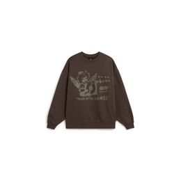 Vans Sweatshirt 'Earthbound' female size L Dark brown / Grey