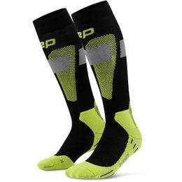 CEP Ski Merino Socken Herren - schwarz - Gr. 45-50 - Polyamid/Merinowolle/Elastan