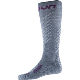 uyn Ski One Comfort Fit Socken Damen - grau - Gr. 35-36 - Polyacryl/Polyamid/Merinowolle