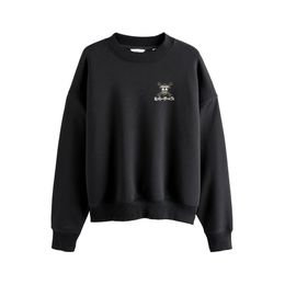 next Sweatshirt Herren Gr&ouml;&szlig;e M pastellgelb / schwarz