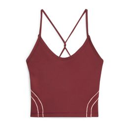 Puma Sporttop Damen Gr&ouml;&szlig;e M rosa / weinrot / schwarz