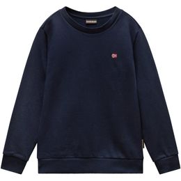Napapijri Sweatshirt 'Balis C 2' Jungen Gr&ouml;&szlig;e 152 marine / rot / wei&szlig;