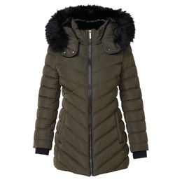 Koroshi Winterjacke Damen Gr&ouml;&szlig;e M khaki
